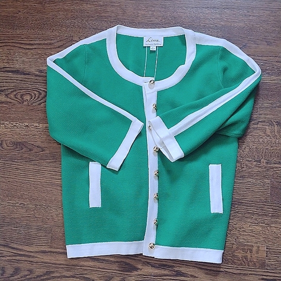 Linea by Louis Dell'Olio | Sweaters | Louis Dell Olio Green Cardigan ...